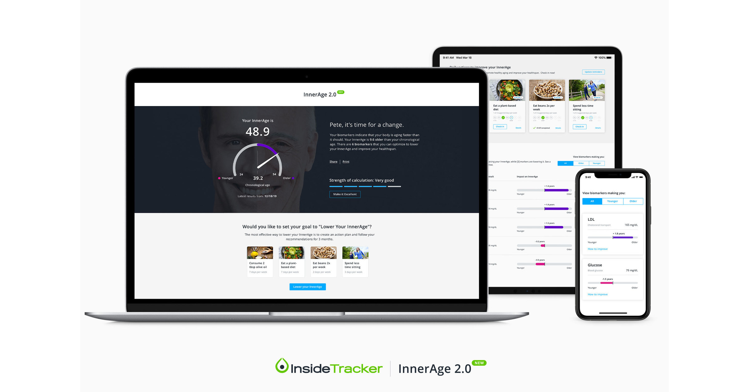 InnerAge 2.0 Reveals Your Biological Age and A Personalized Action Plan ...