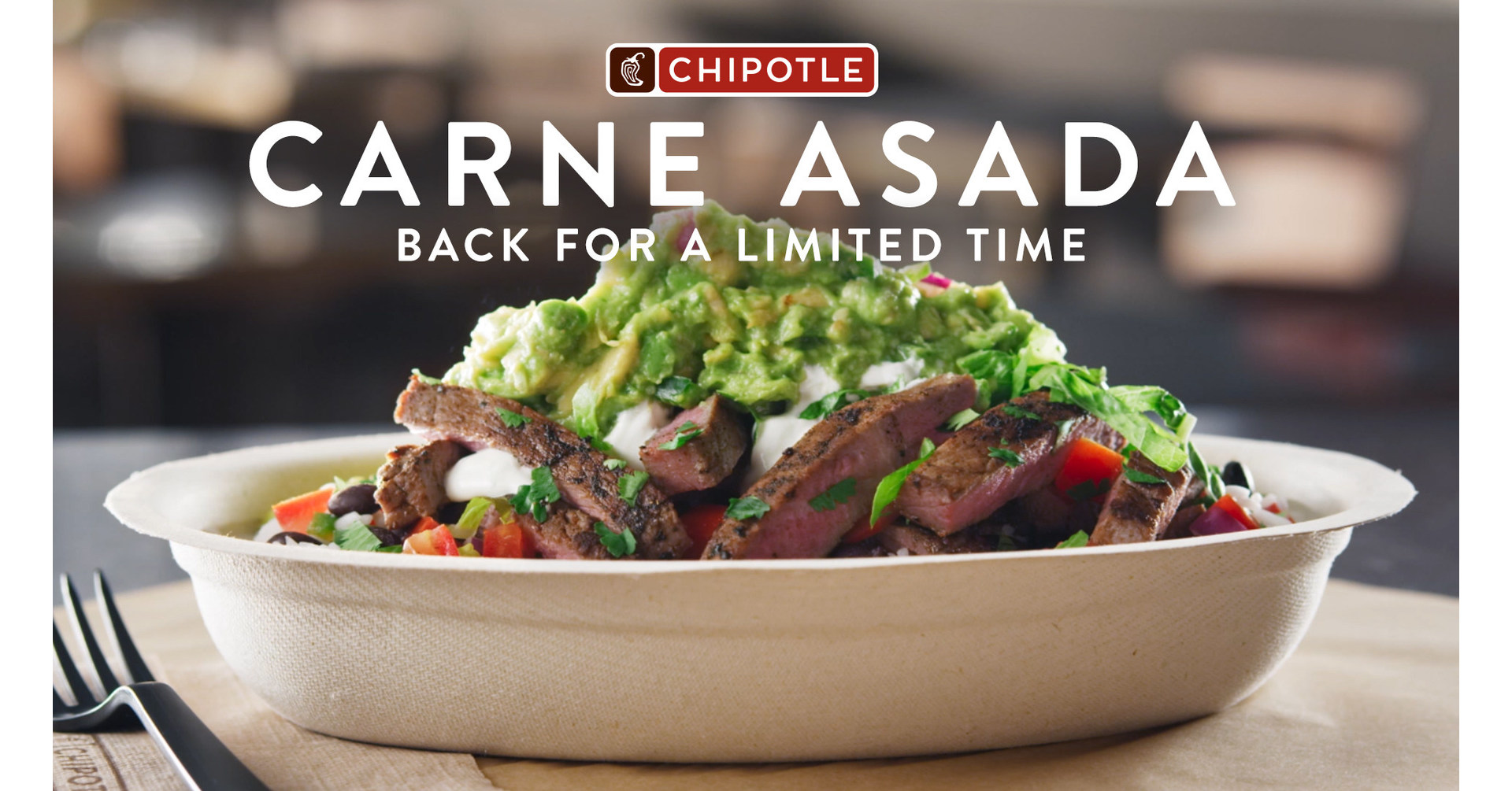 Chipotle's Carne Asada is Back on the Menu - Sep 22, 2020