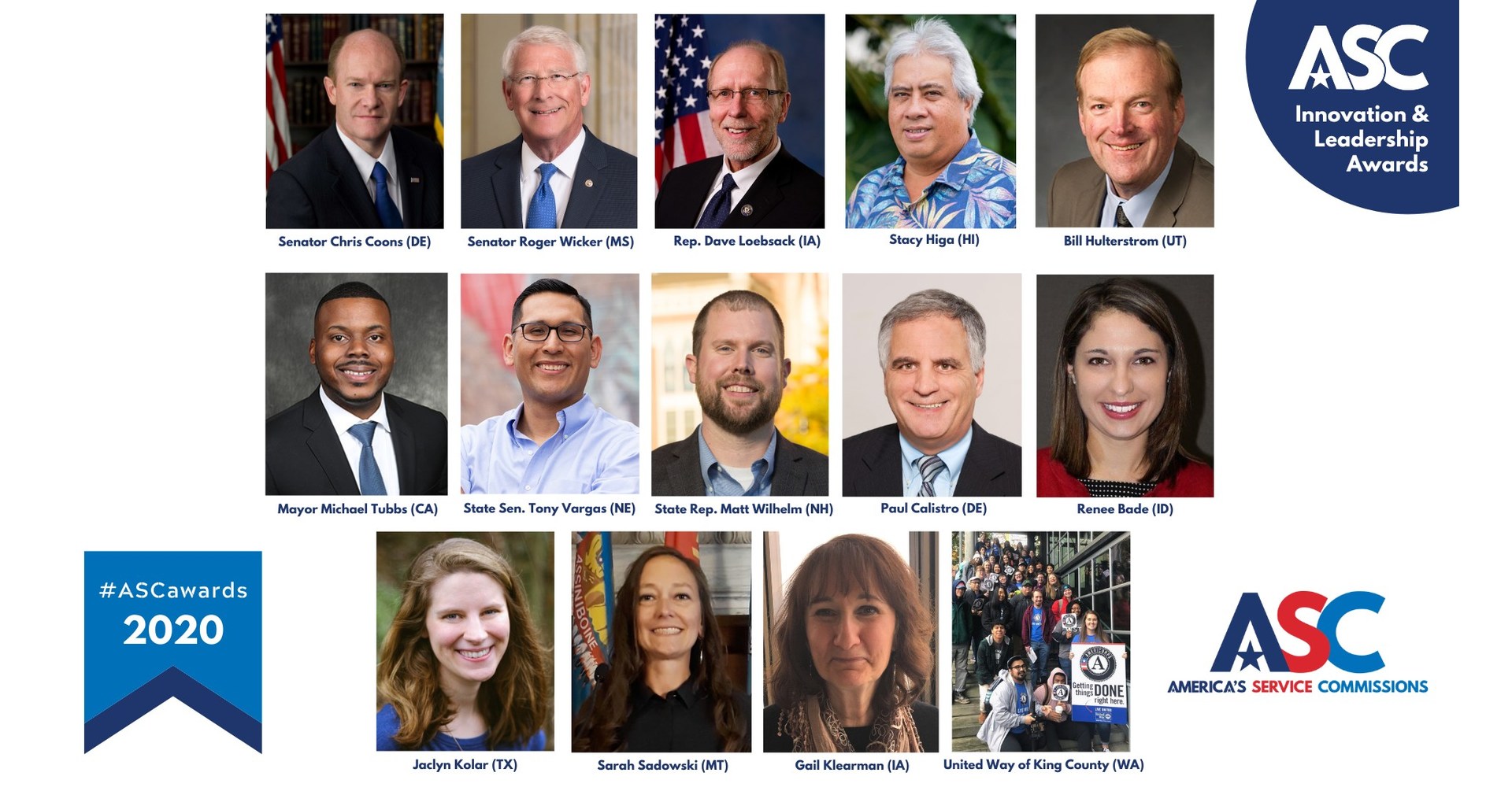 Fourteen Leaders Receive National Recognition from America's Service ...