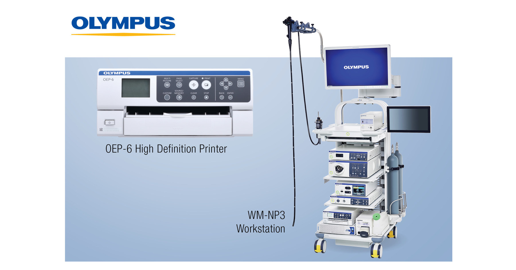 Olympus Introduces the OEP-6 High-Definition Printer and WM-NP3 Workstation