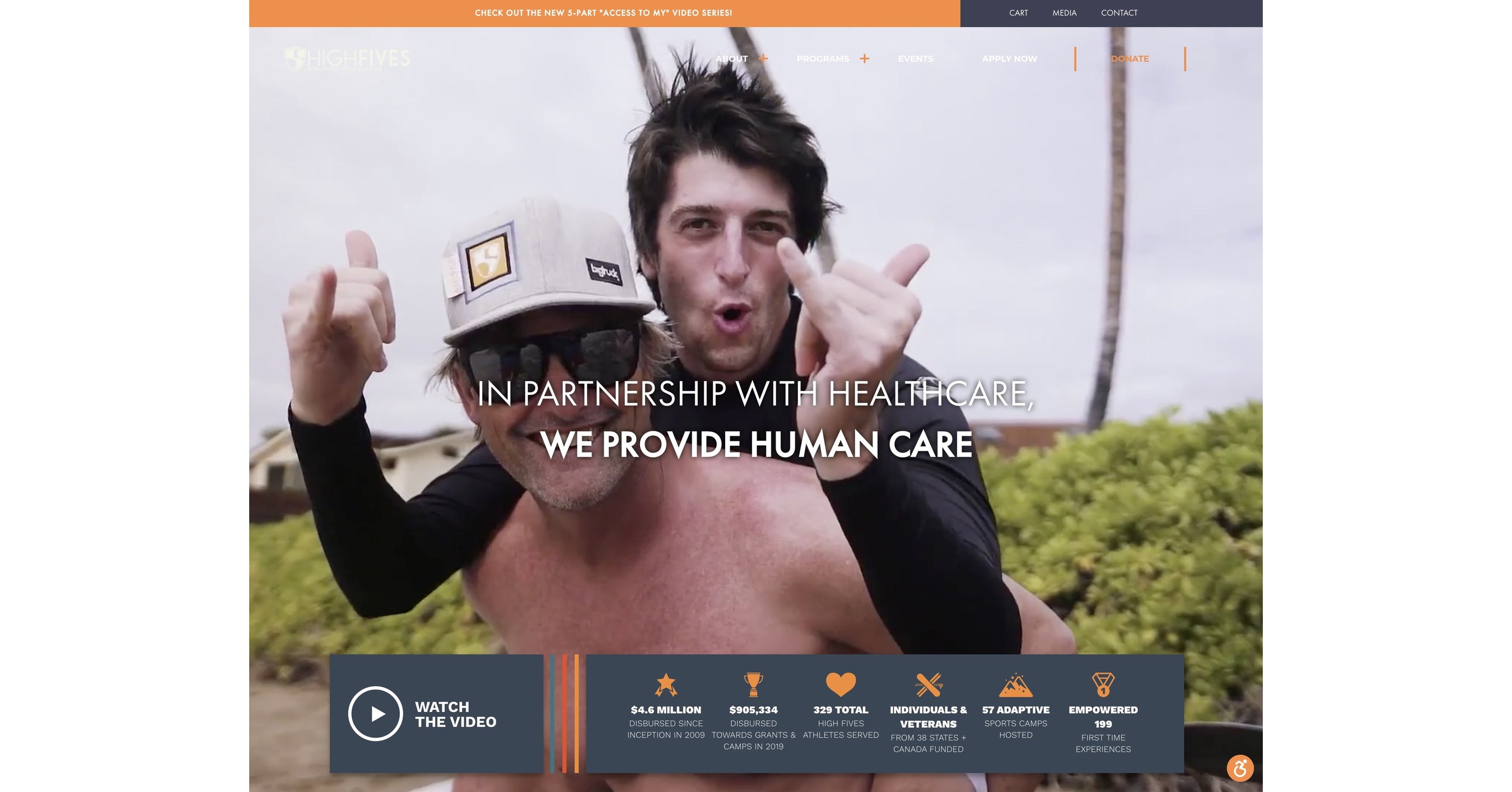 High Fives Foundation Announces "Access to My" Monthly Giving Campaign ...
