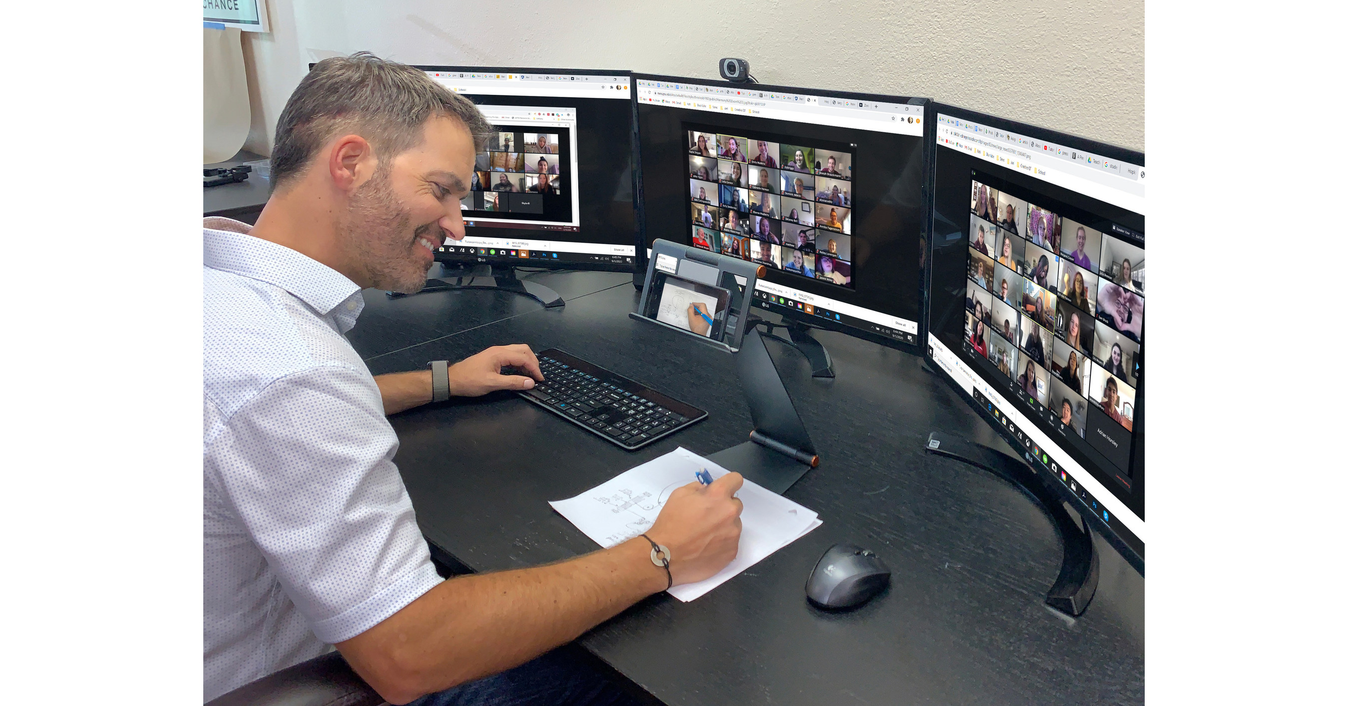 California Dad's Remote Learning Invention, TutorCam, Creates a Sensation