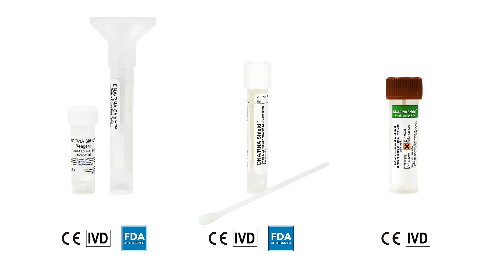 Zymo Research Granted CE IVD Mark for Sample Collection Devices