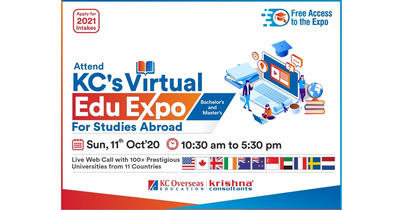 Krishna Consultants announces a Mega Event-KC's Virtual Edu Expo'20