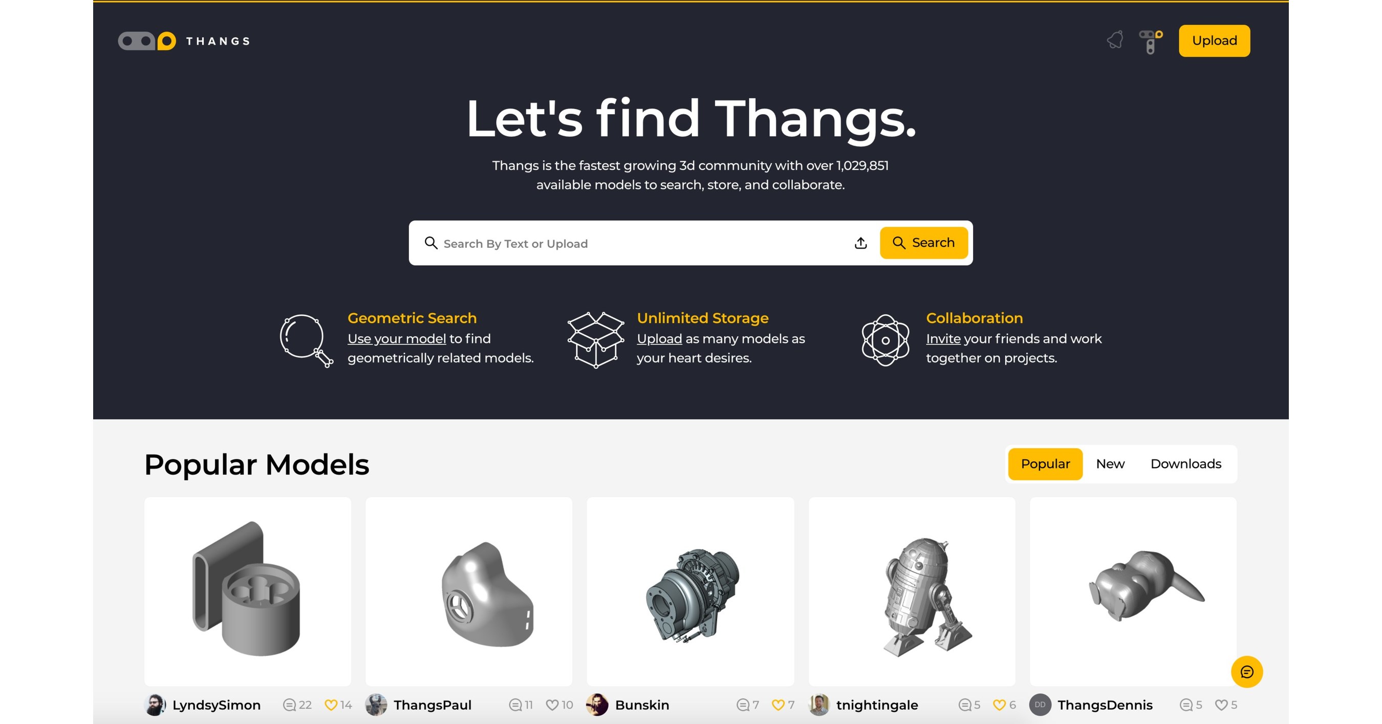 Thangs Grows to 10K Registered Users and 1 Million 3D Model Uploads in Six Weeks
