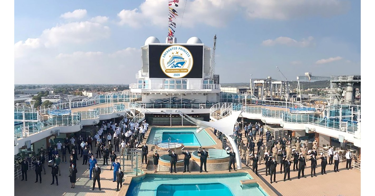 Enchanted Princess Officially Joins Princess Cruises Fleet