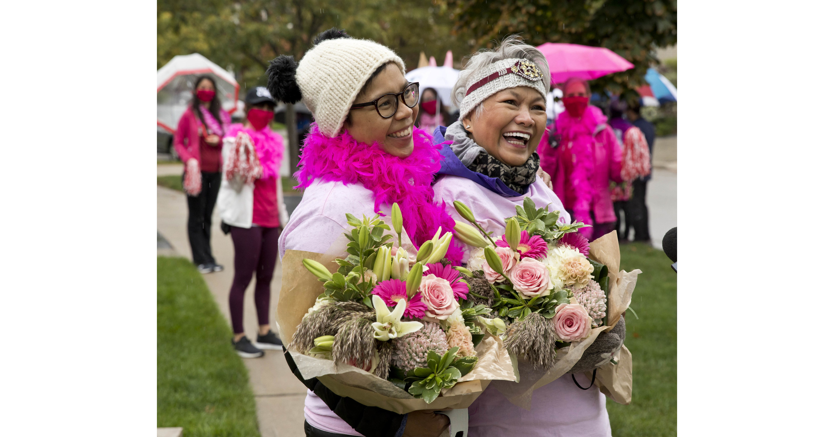 Canadians rally to support people affected by breast cancer despite a ...
