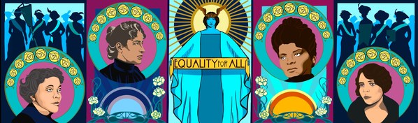 Live Painting of Suffrage Mural This Week in Nashville's Centennial Park