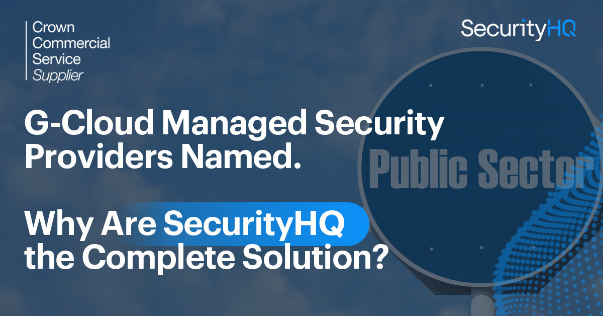 SecurityHQ, Managed Security Services Provider, Named as Supplier on ...