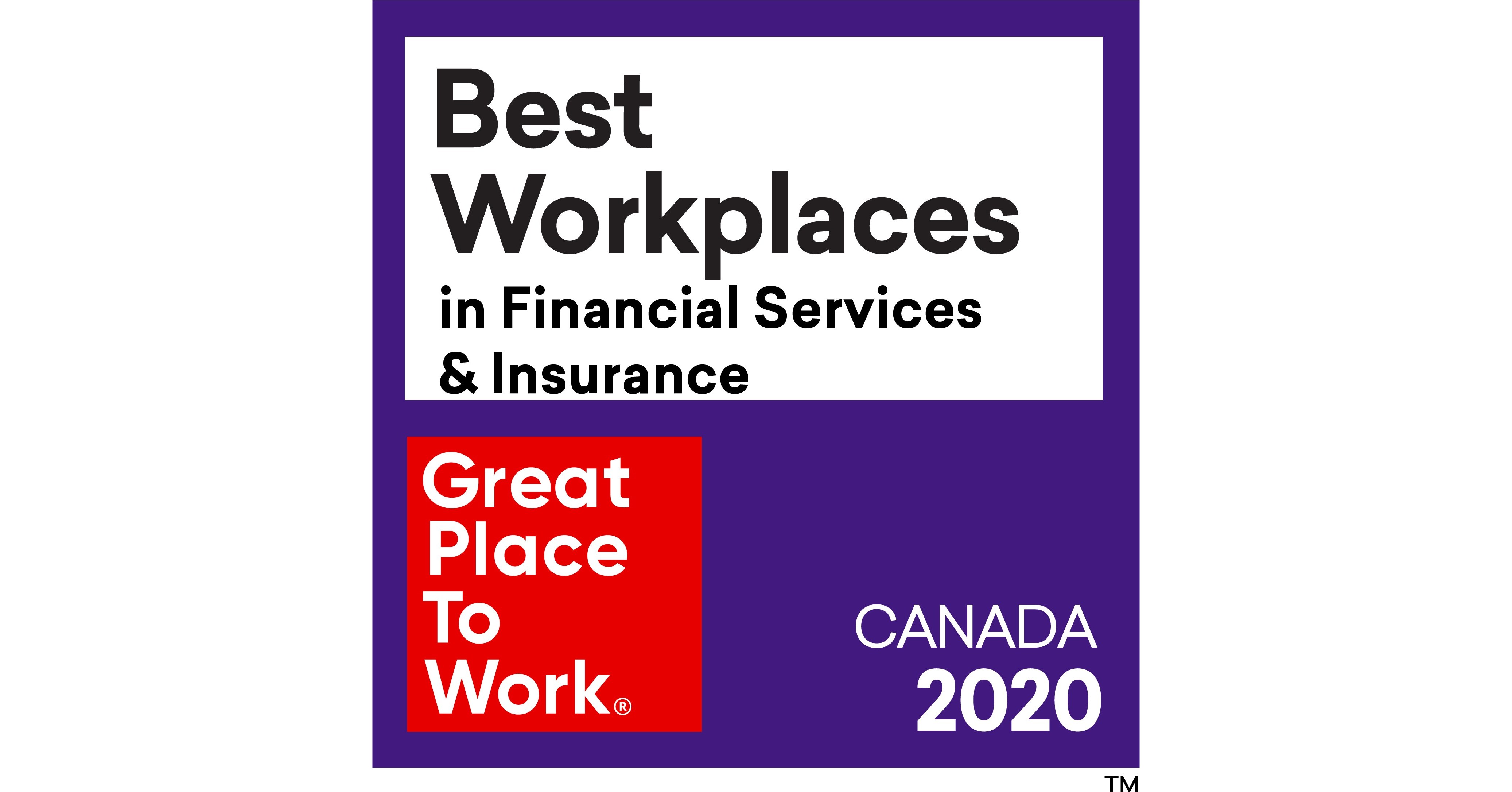 CWB named to list of Best Workplaces in Financial Services and Insurance