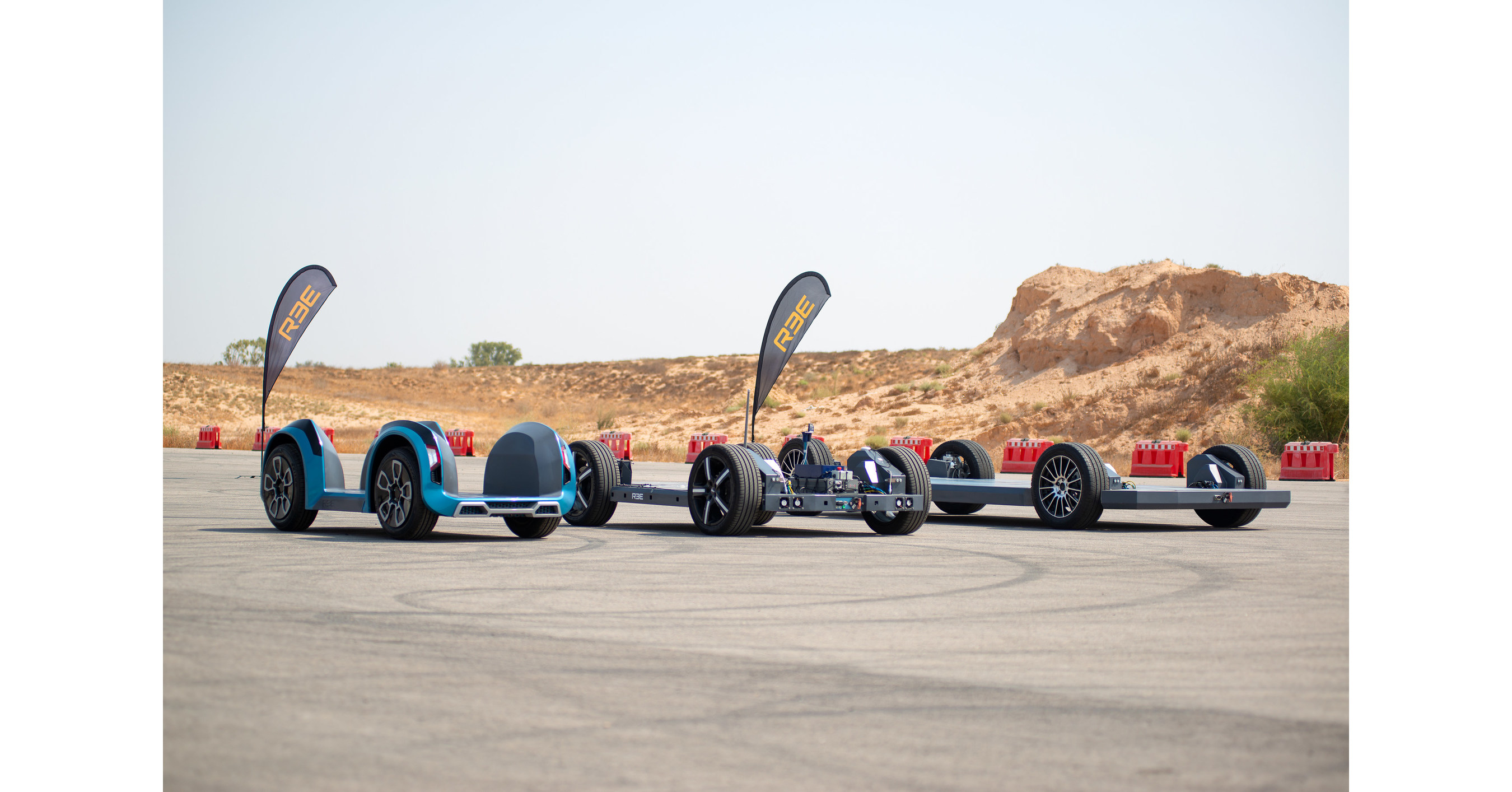 REE Automotive hits the track with three fully modular, next-generation ...
