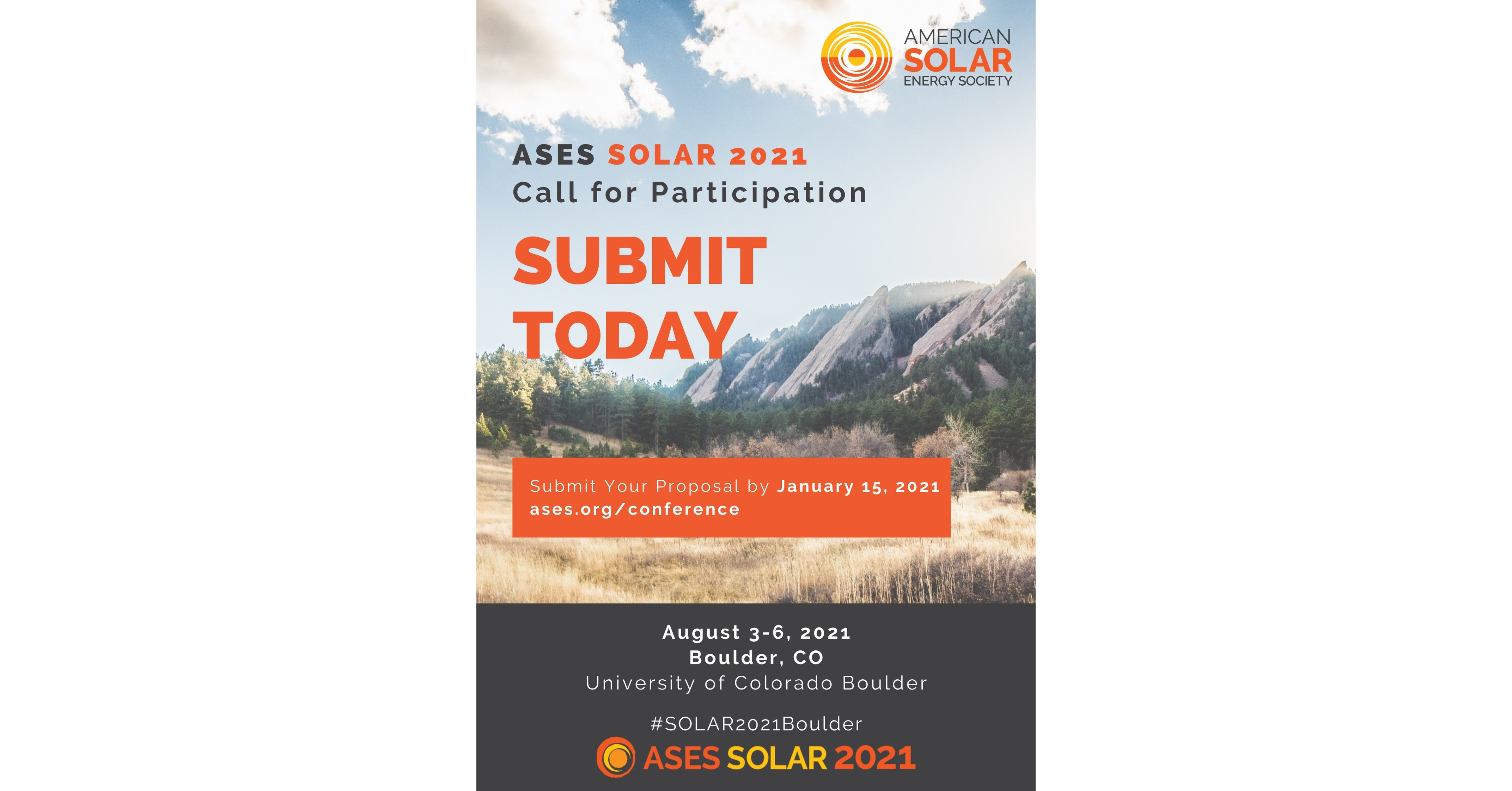 Submit your Proposal to the 50th Annual National Solar Conference