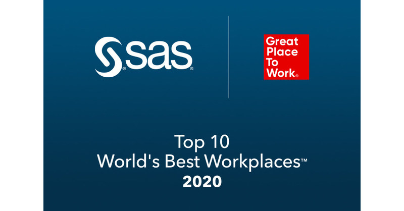 Workplace innovator SAS continues streak as one of the world's best
