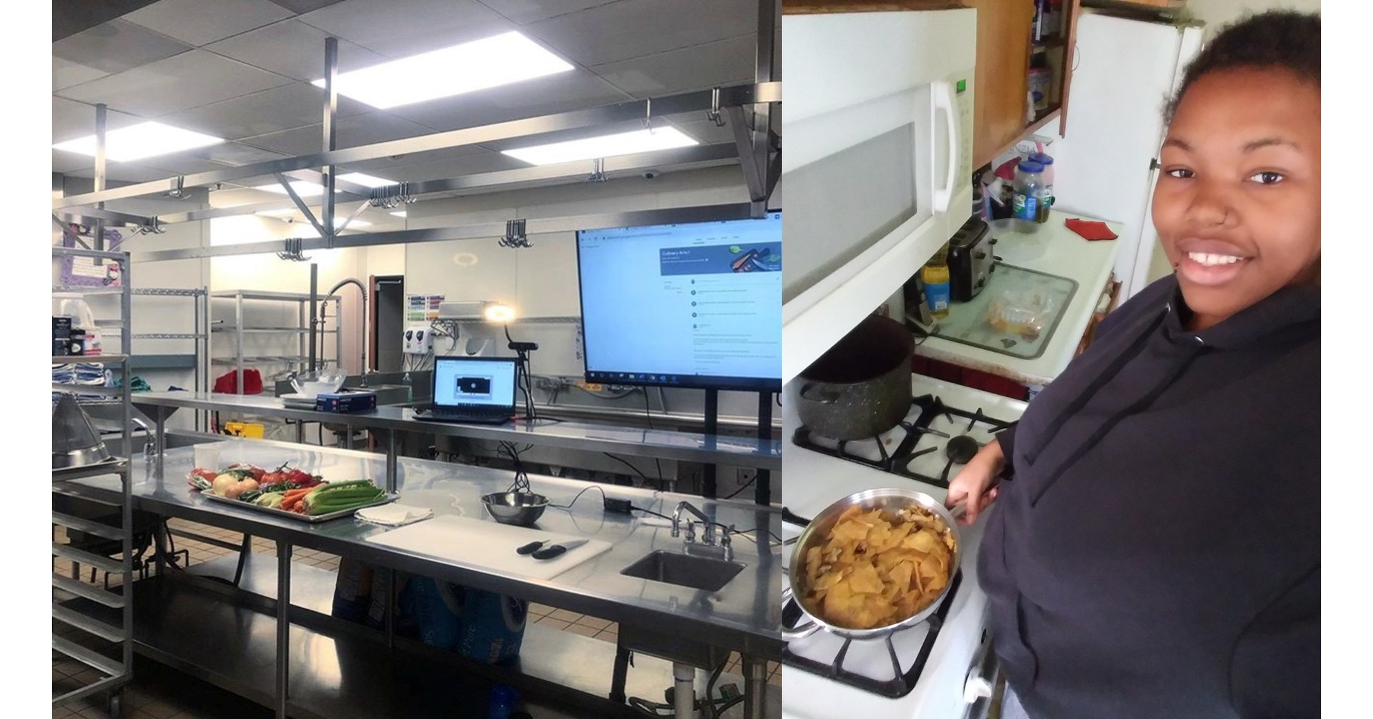 Culinary Students Keep on Chopping…Remotely