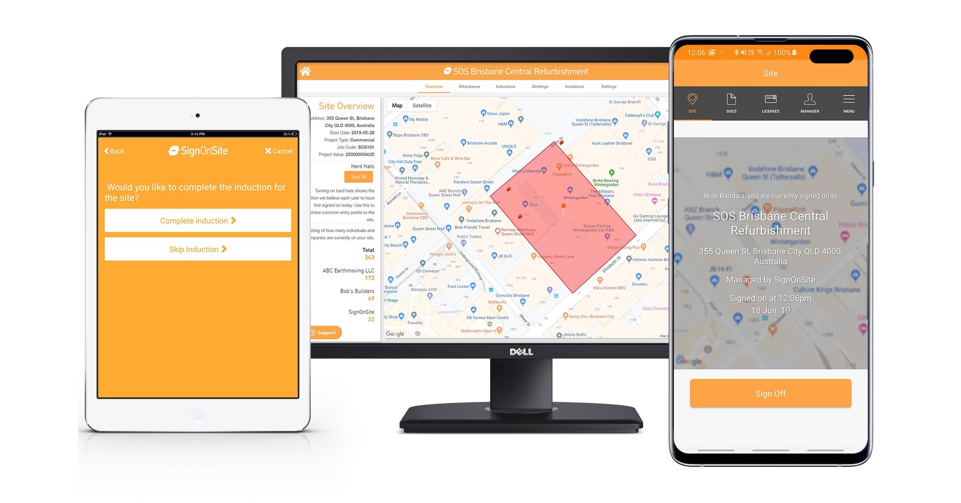 SignOnSite is licensed by Trillium to provide a unique contactless ...