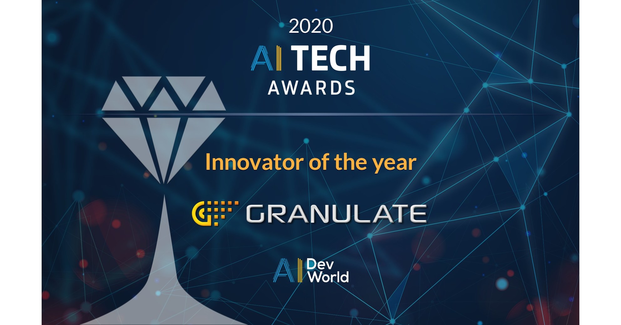 Granulate Wins Innovator Of The Year In 2020 AI Tech Awards