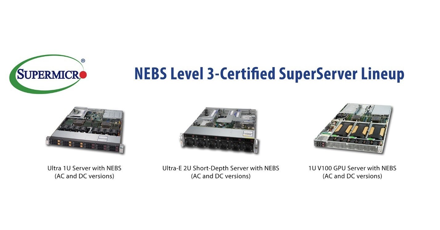 Supermicro 2U Ultra-E Short-Depth Server -- Now with NEBS Level 3 ...