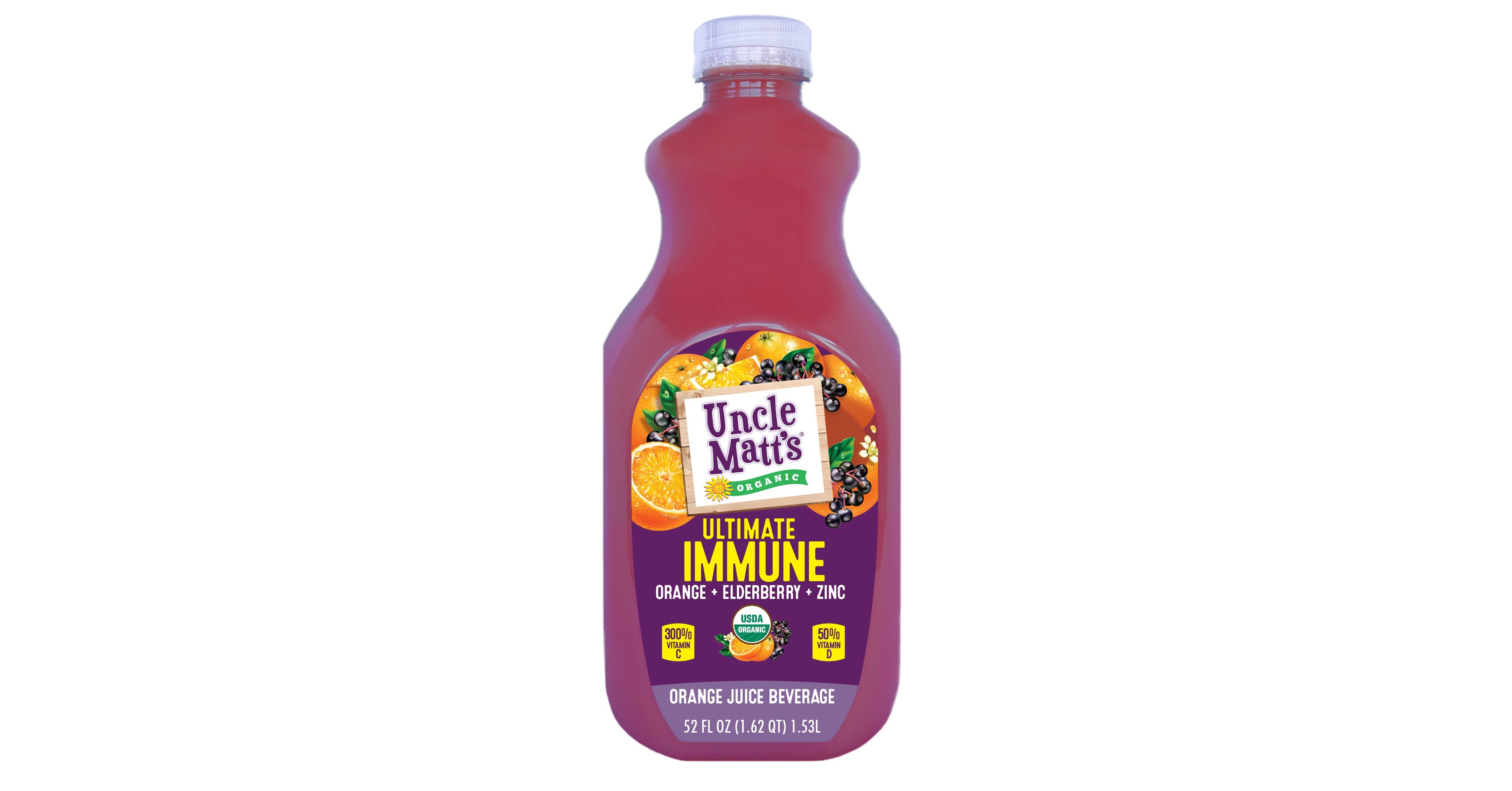 Uncle Matt's Organic® Launches Ultimate Immune Orange Juice Beverage