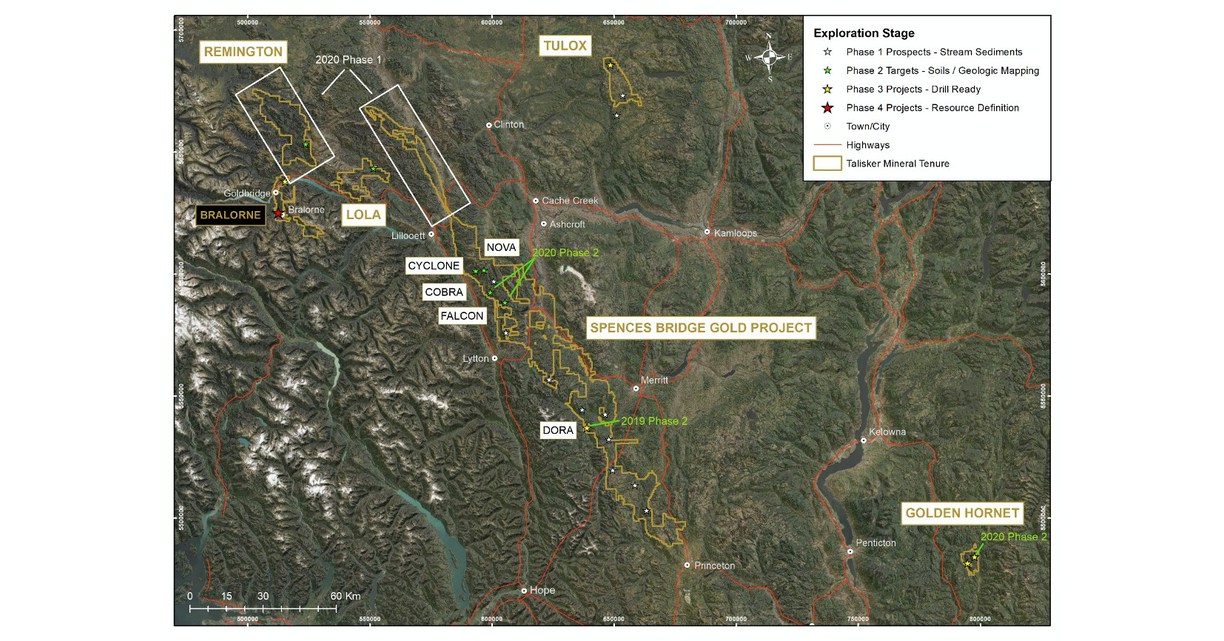 Talisker Provides Exploration Update; Discovery of Epithermal Veins