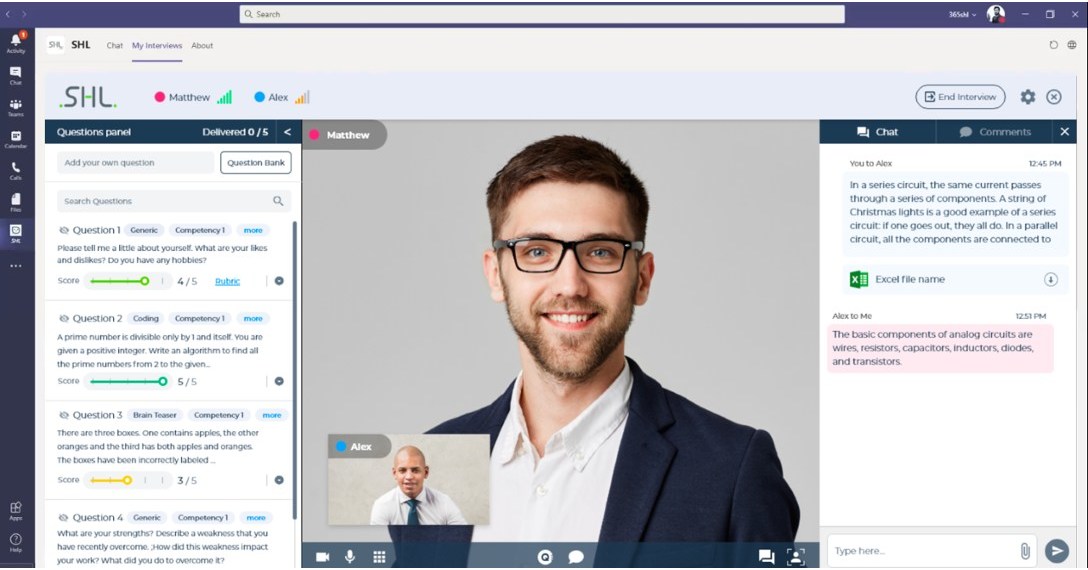 SHL Smart Interview to integrate with Microsoft Teams and Zoom