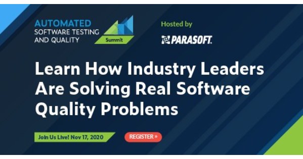 Parasoft Hosts Live Virtual Event On November 17 Automated Software