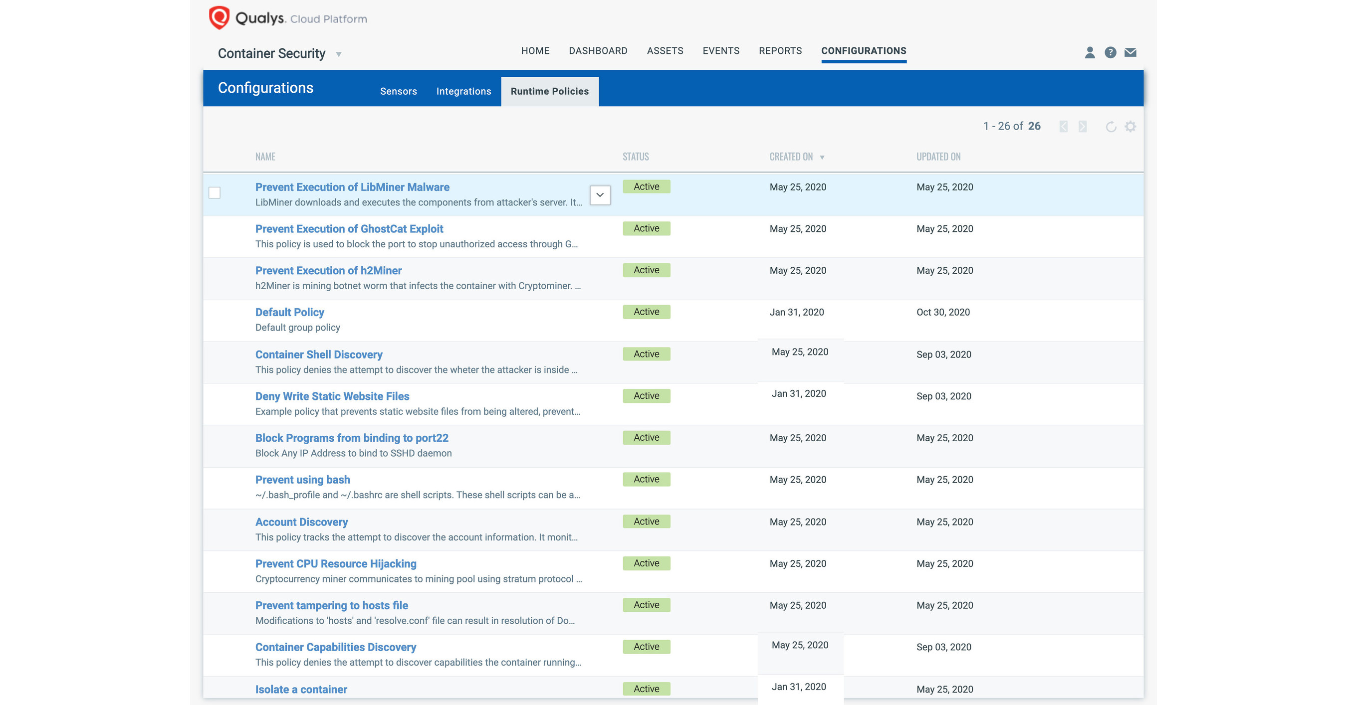 Qualys Adds Runtime Defense Capabilities and Automated Enforcement to ...