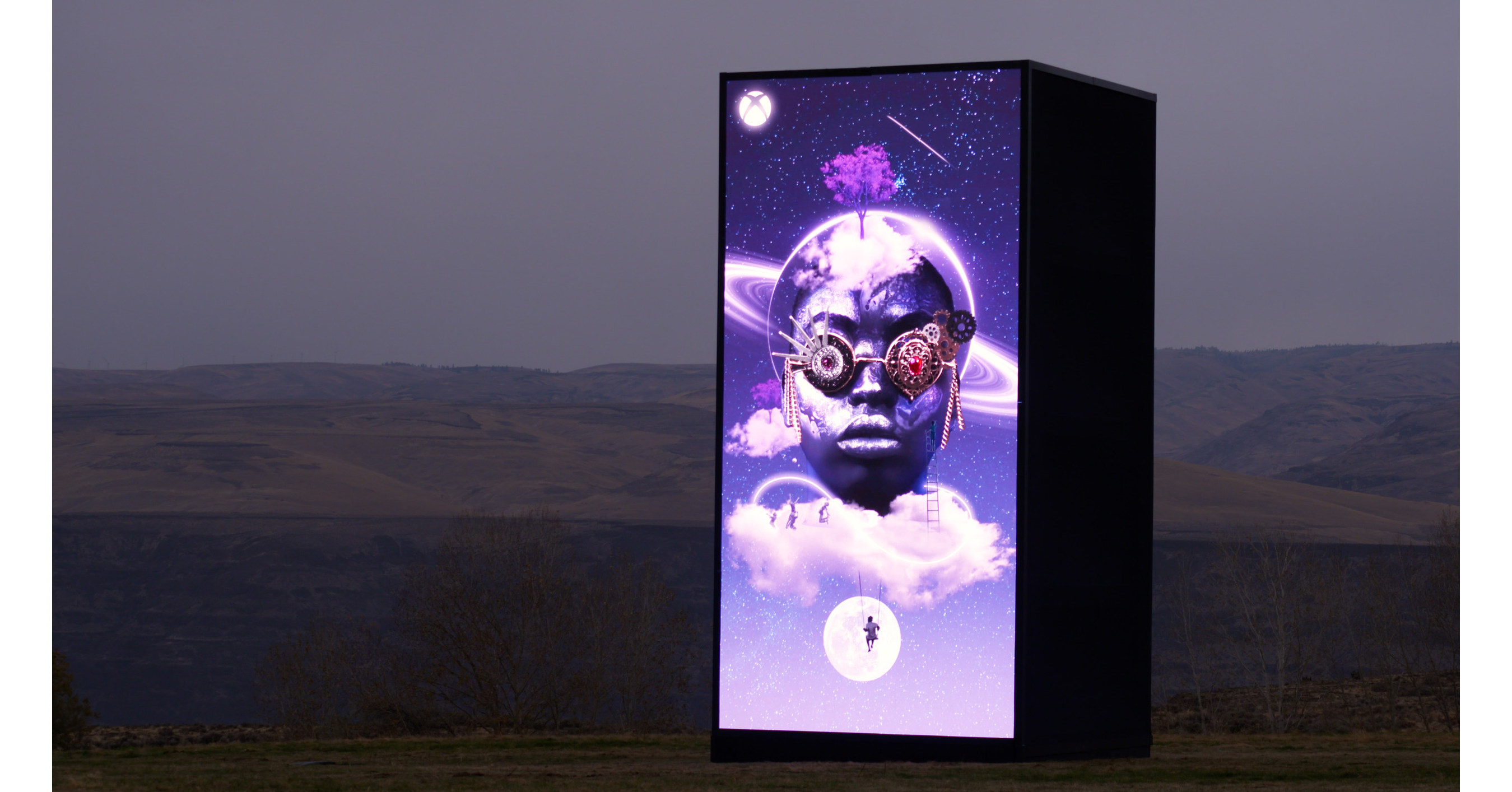 Giant 40-Foot-Tall Xbox Series X Comes to the US at the Gorge Amphitheatre