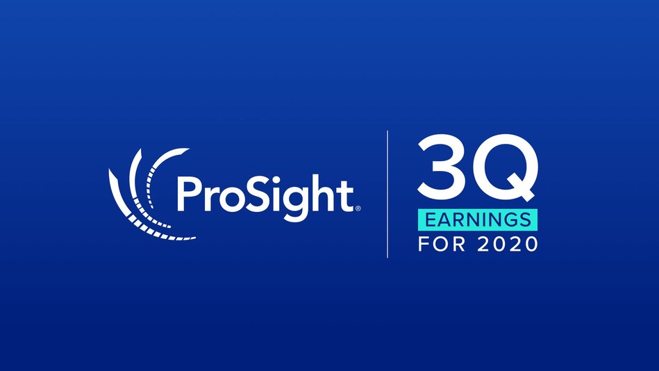 ProSight Reports 2020 Third Quarter Results