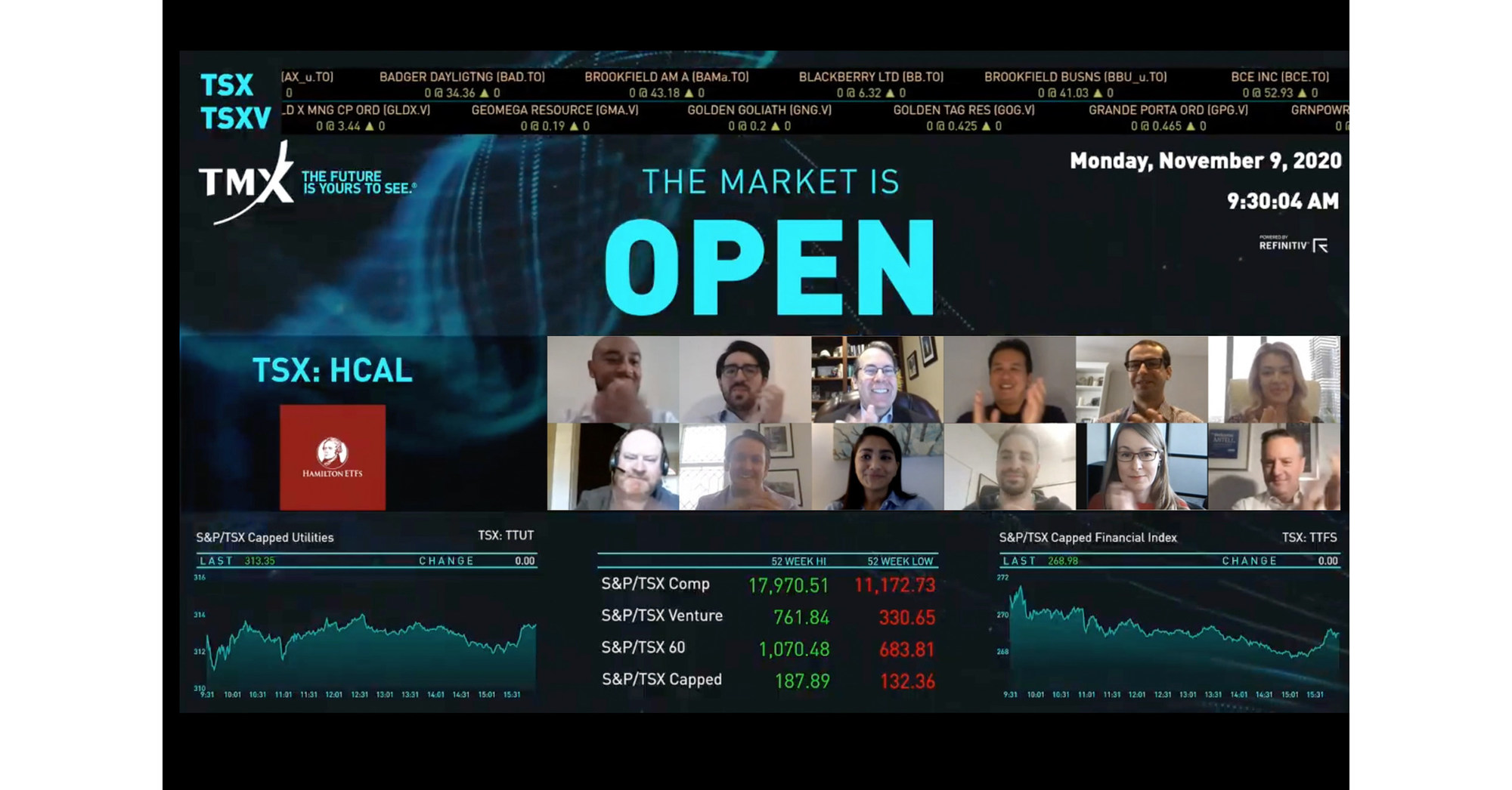 Hamilton ETFs Virtually Opens The Market