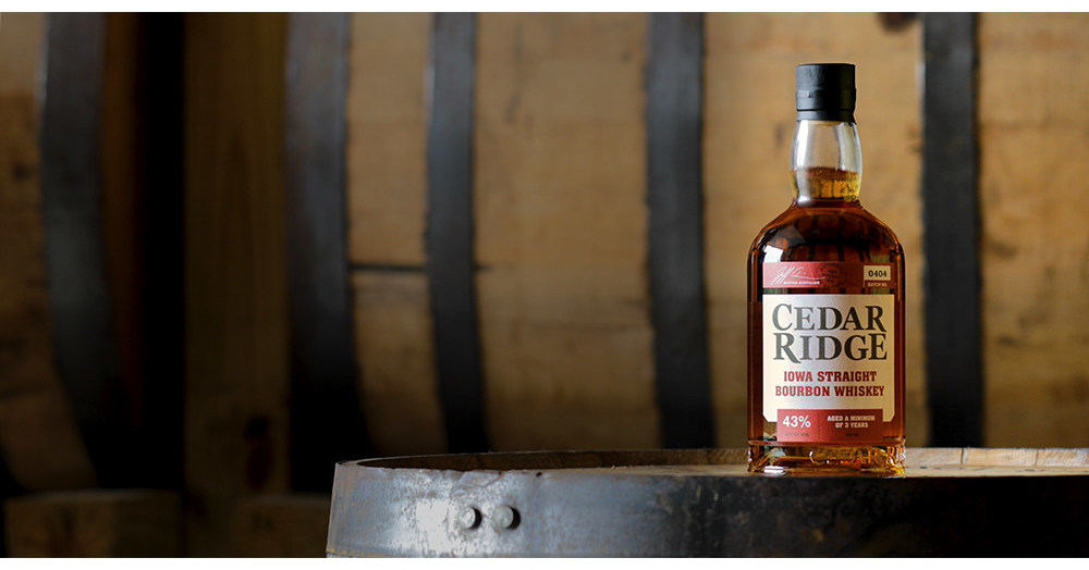 Cedar Ridge Makes History. Becomes #1 Selling Bourbon In Iowa.