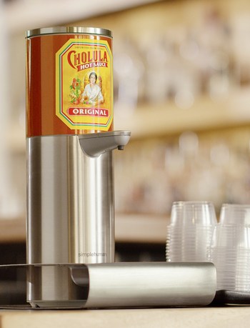Cholula and simplehuman Unveil World's First Hands-Free Hot Sauce Dispenser