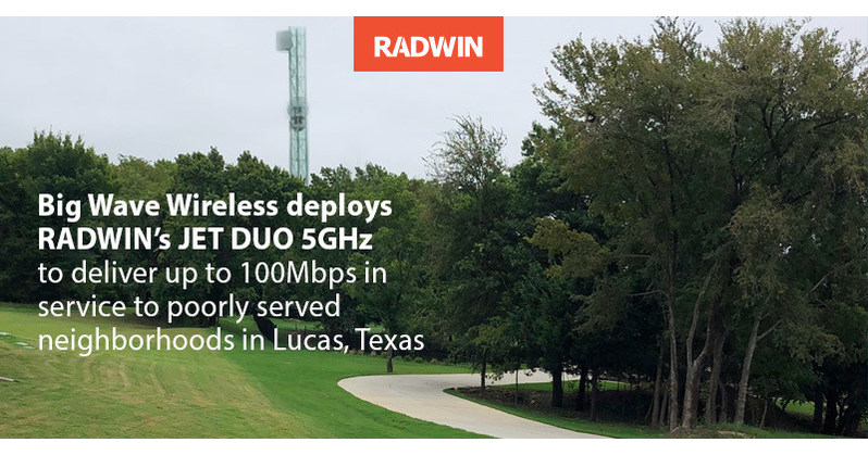 Big Wave Wireless deploys RADWIN's JET DUO to deliver 100Mbps service ...