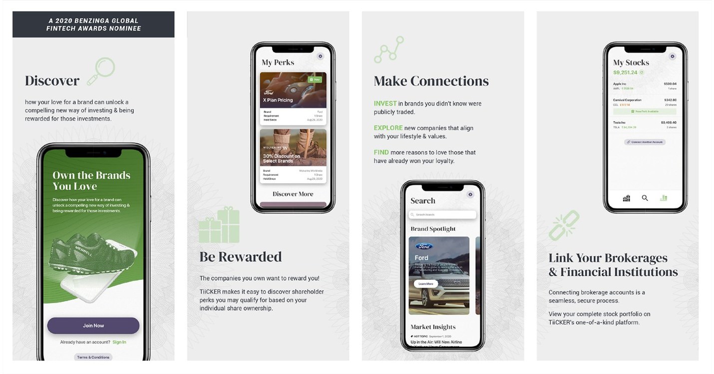 Shareholder Loyalty Platform TiiCKER Launches Free iOS Mobile App