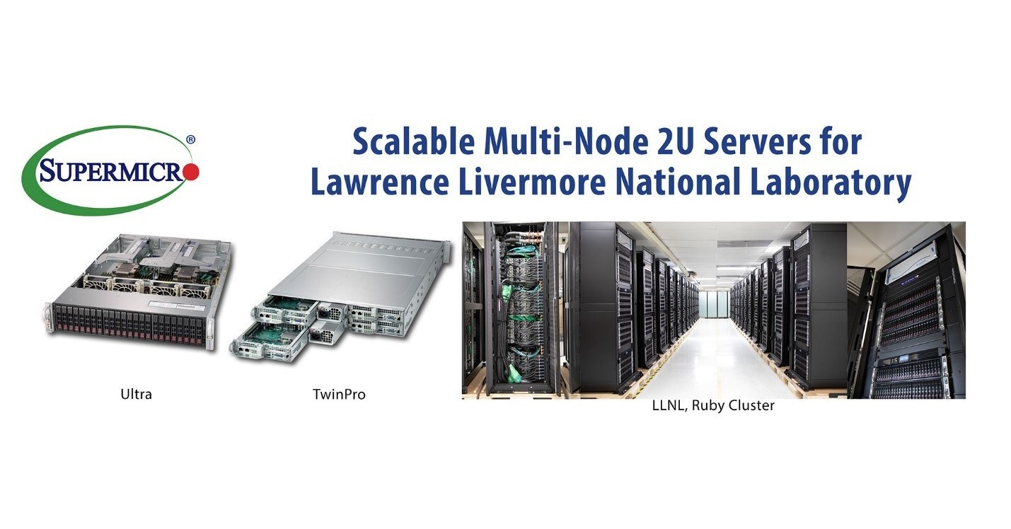 Supermicro Scalable Liquid Cooled Supercomputing Cluster Deployed At Lawrence Livermore National