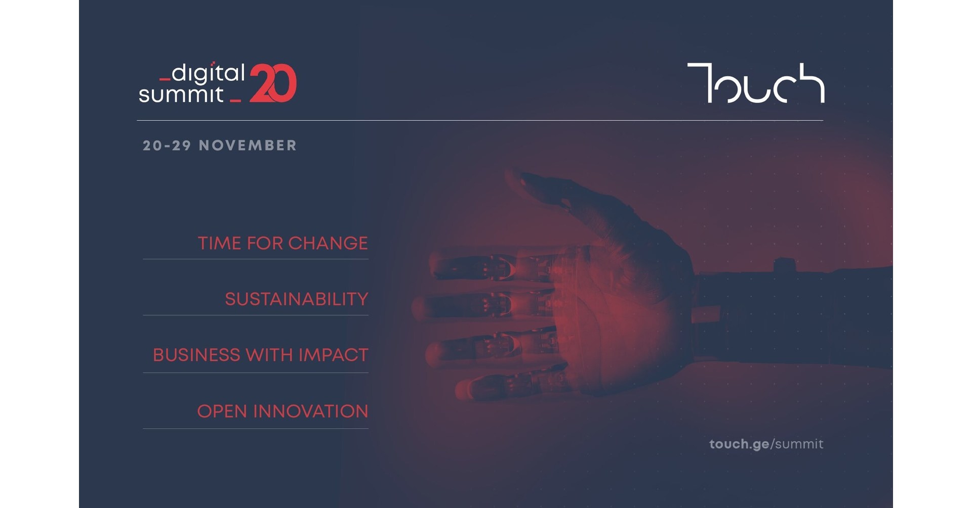 Touch Digital Summit 2020 - The first remote technology conference in ...
