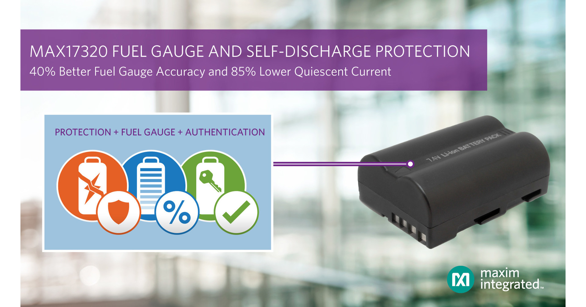 Maxim Integrated Announces Industry's First Li+ Fuel Gauge IC Featuring ...