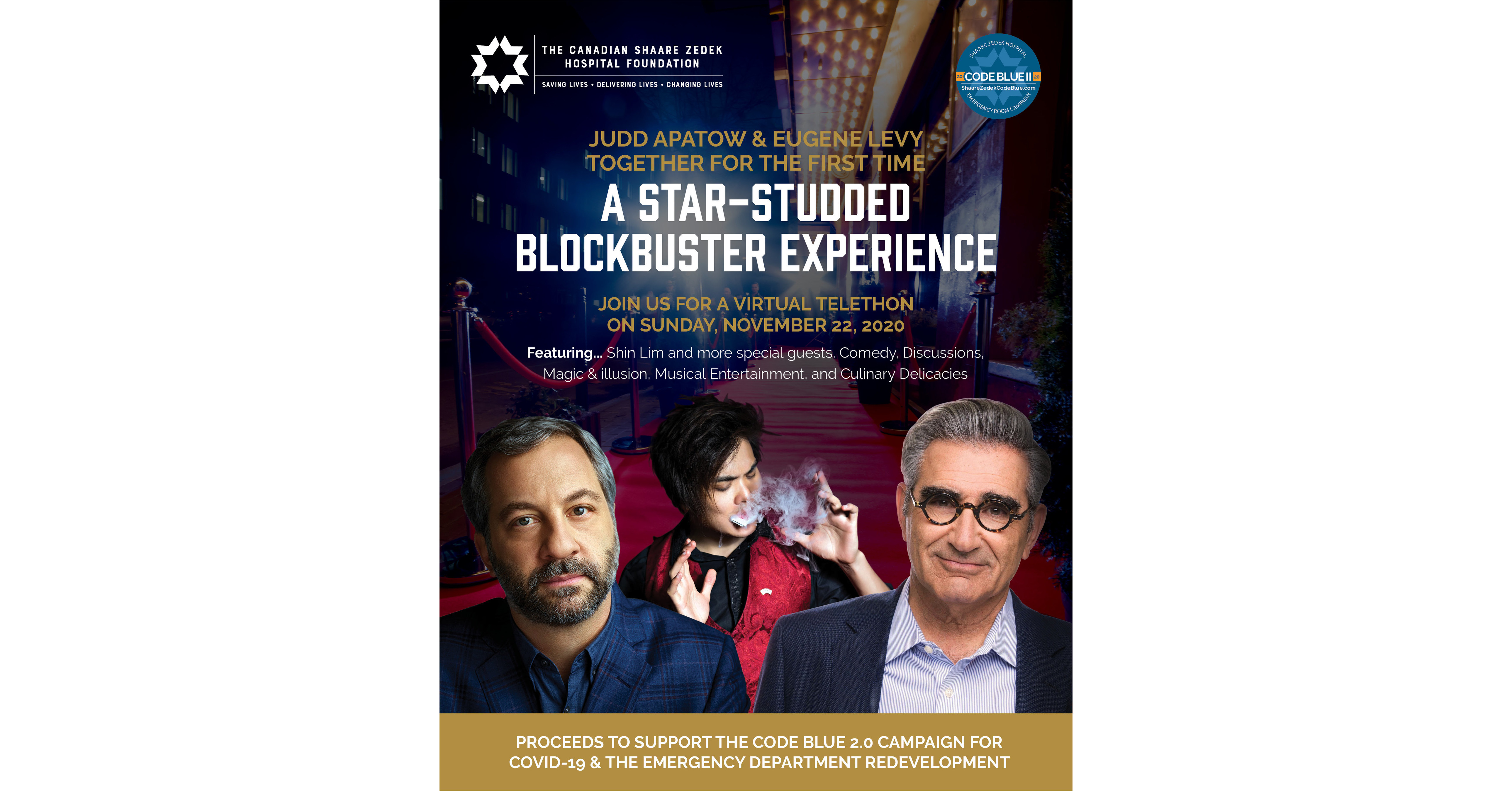 Judd Apatow & Eugene Levy Together for the First Time Raising Funds for ...