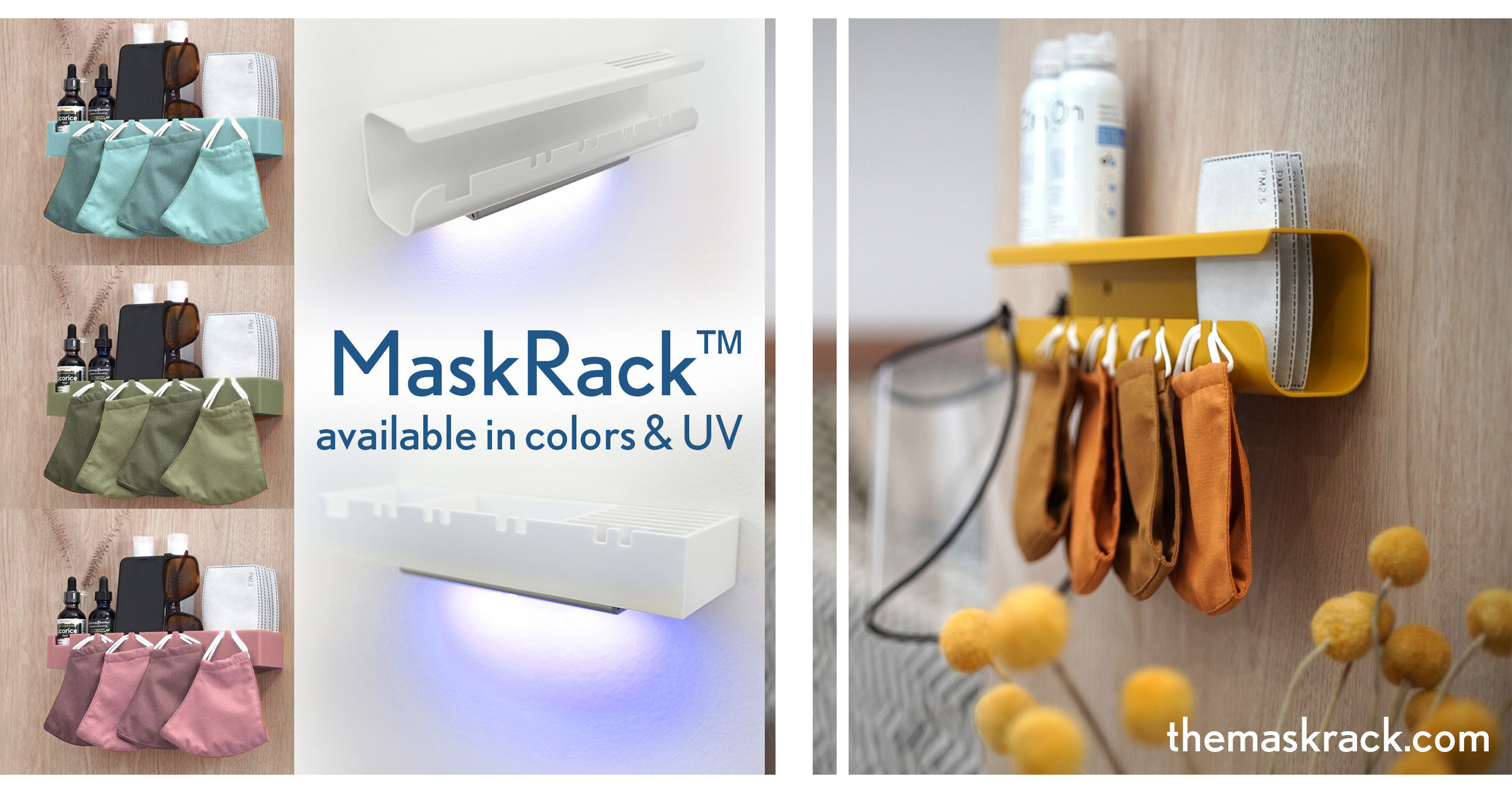 MaskRack Announces First-Of-Its-Kind UV Sanitizing Mask Organization ...