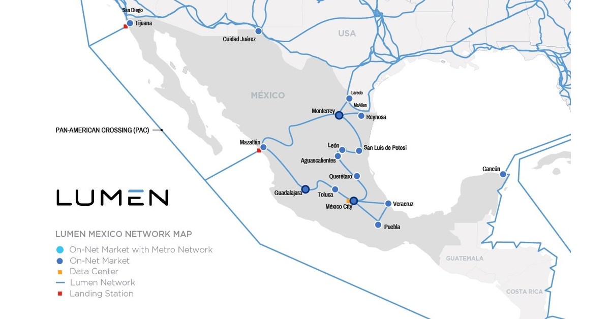 A empresa global Lumen Technologies expande sua rede de fibra óptica no ...