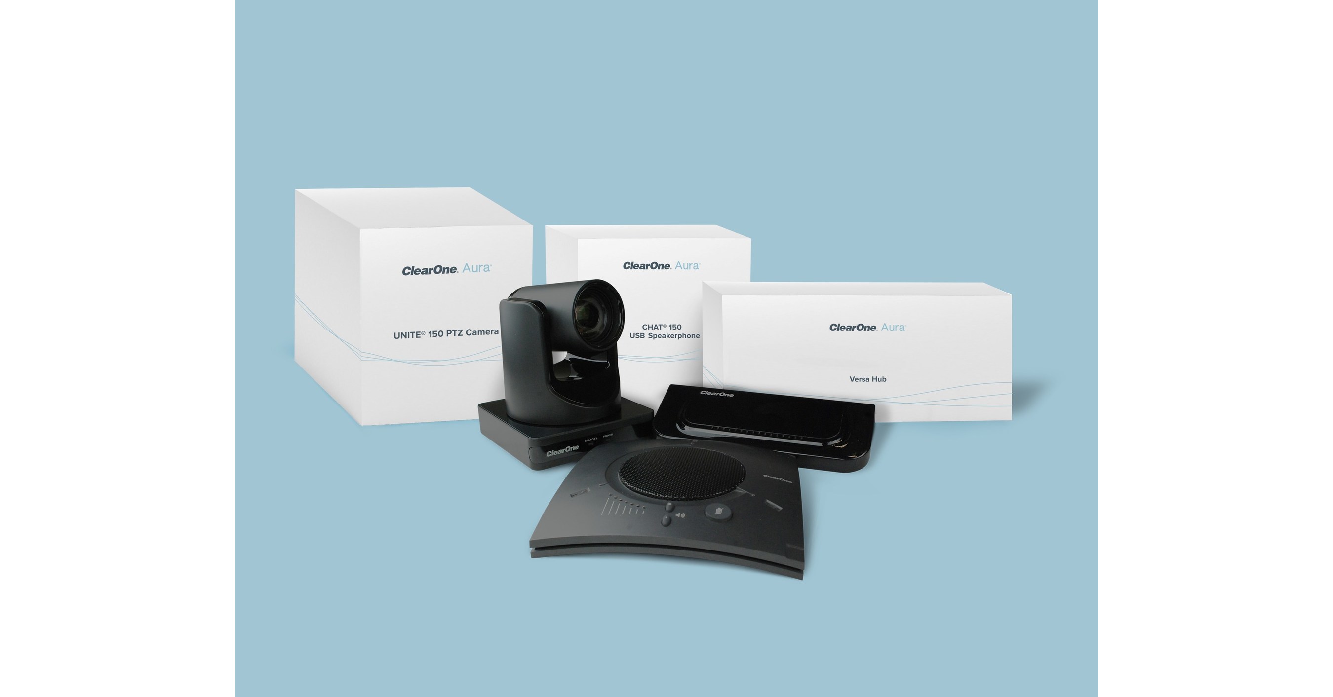 New ClearOne Aura Delivers Pre-Packaged Professional Audio and Video ...