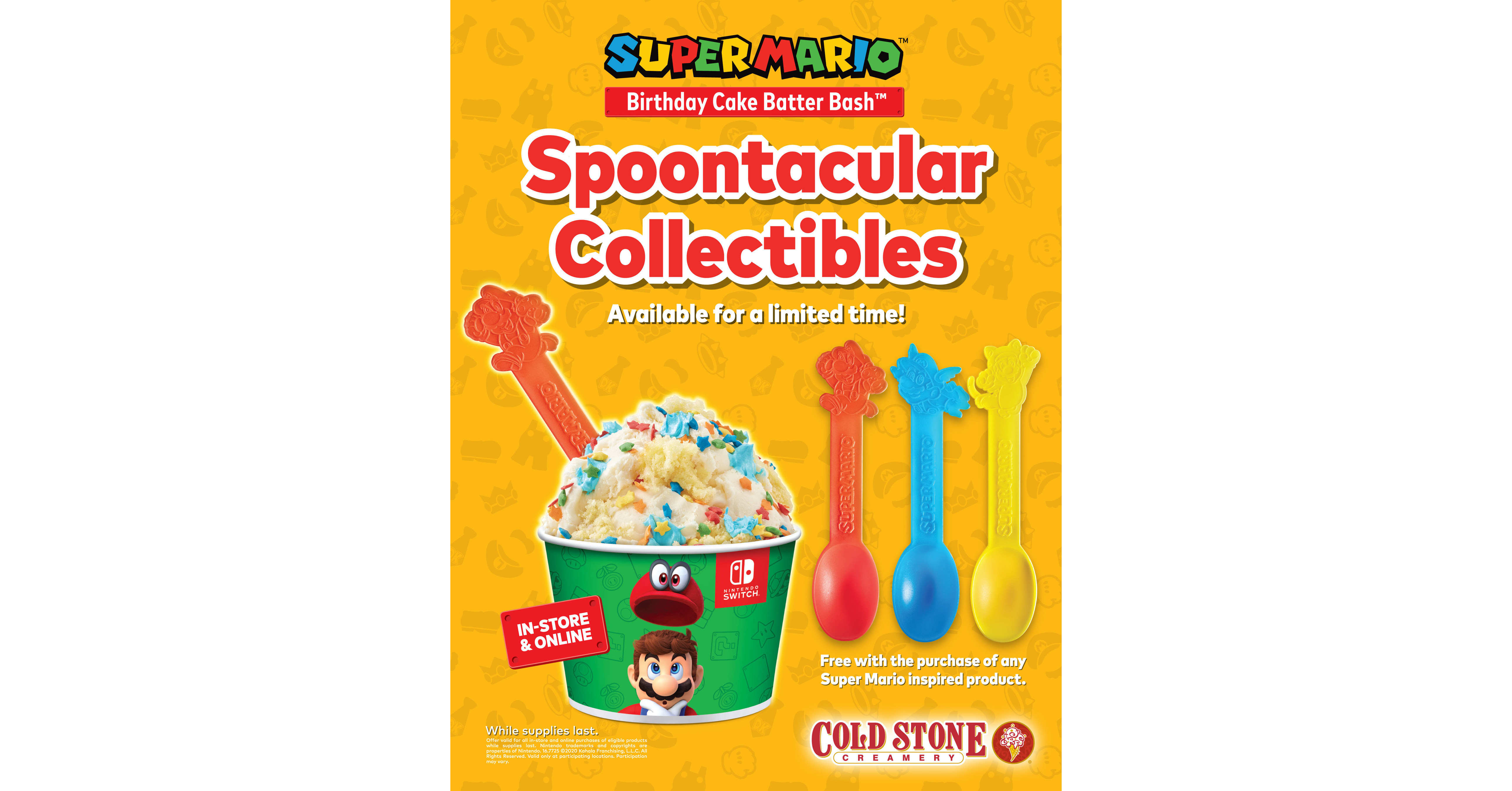 Cold Stone Creamery Releases Nintendo Collectible Spoons For a Limited ...
