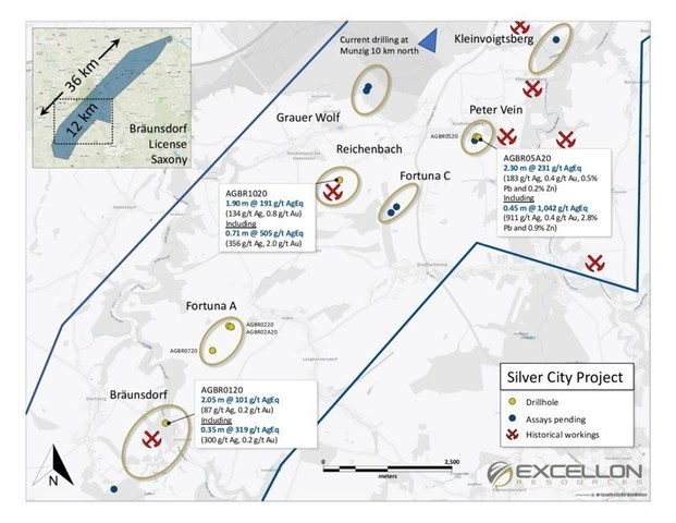 Excellon Drills High Grade Silver in Initial Drilling at Silver City