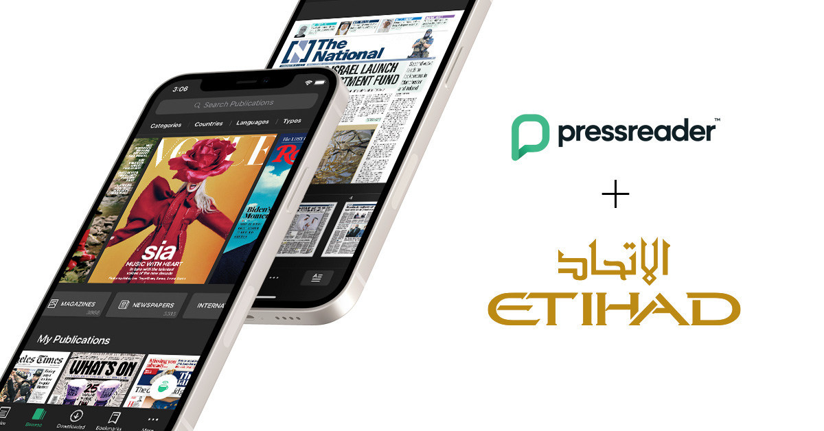 Etihad Airways partners with PressReader: Heightens passenger experience with digital newspapers ...