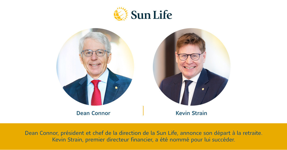 Dean Connor, président et chef de la direction de la Sun Life, annonce ...