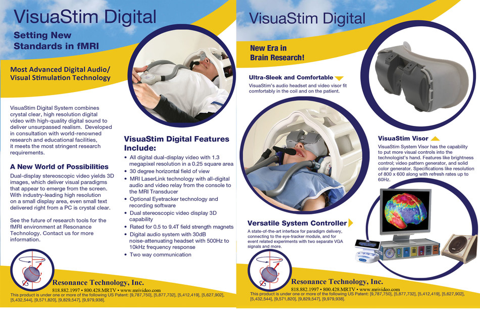 Resonance Technology's CinemaVision Makes the MRI Experience Virtually ...