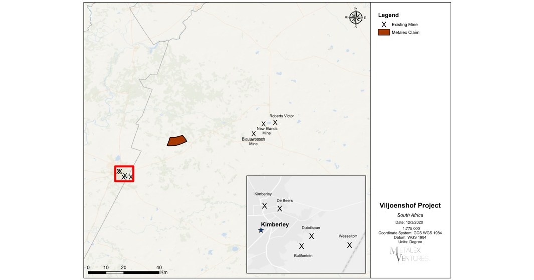 Metalex Announces Agreement on Diamond Project in South Africa