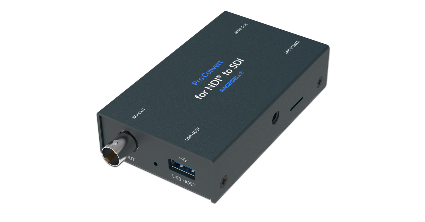 Magewell Ships New AV-over-IP and Live Streaming Decoders with SDI Outputs