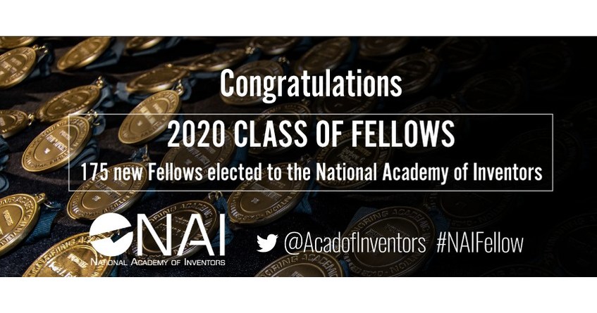 National Academy of Inventors Announces 2020 Fellows