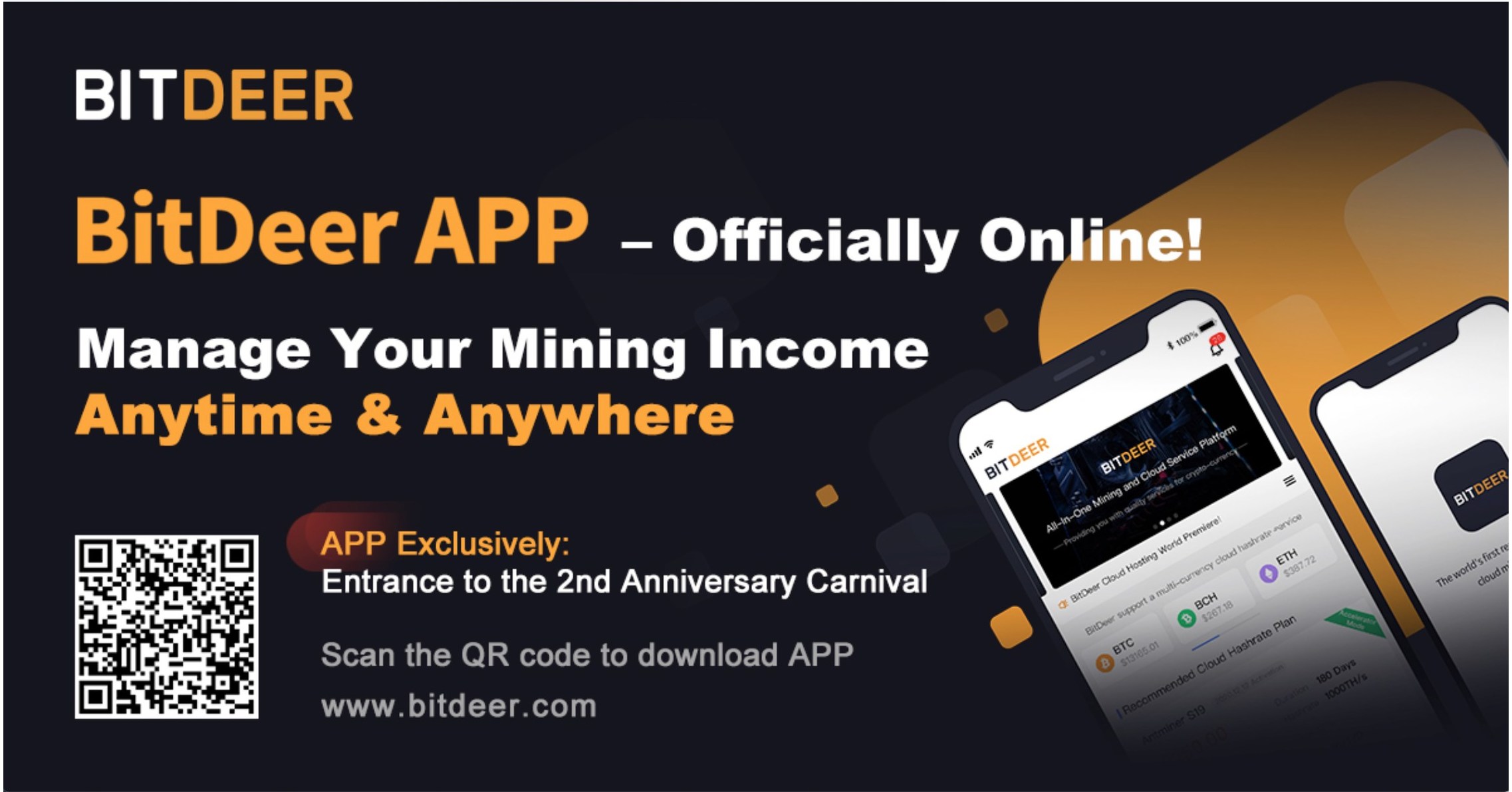 BitDeer.com Debuts Mobile Application to Ring in Second Anniversary ...