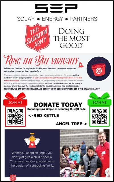 Solar Energy Partners Joins with The Salvation Army in Support of Local ...